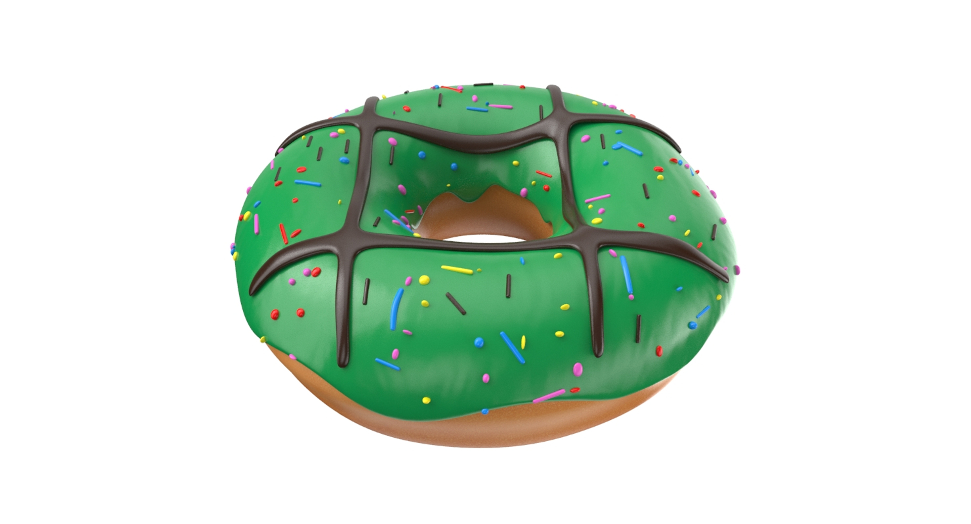 3D Donut Modeled Model - TurboSquid 1311020