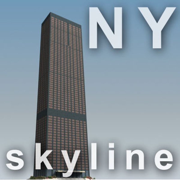 trump world tower building 3d model