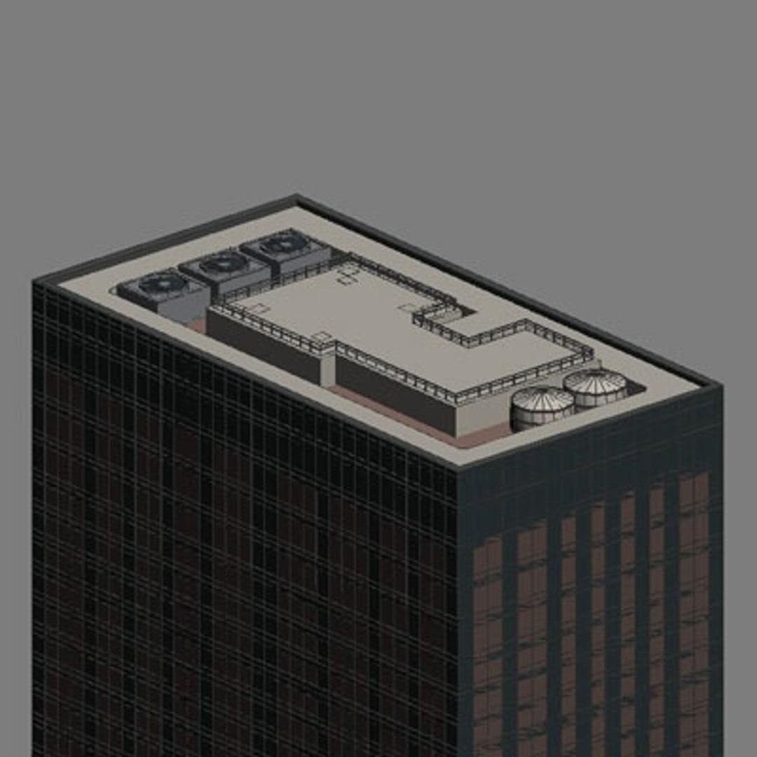 Trump World Tower Building 3d Model