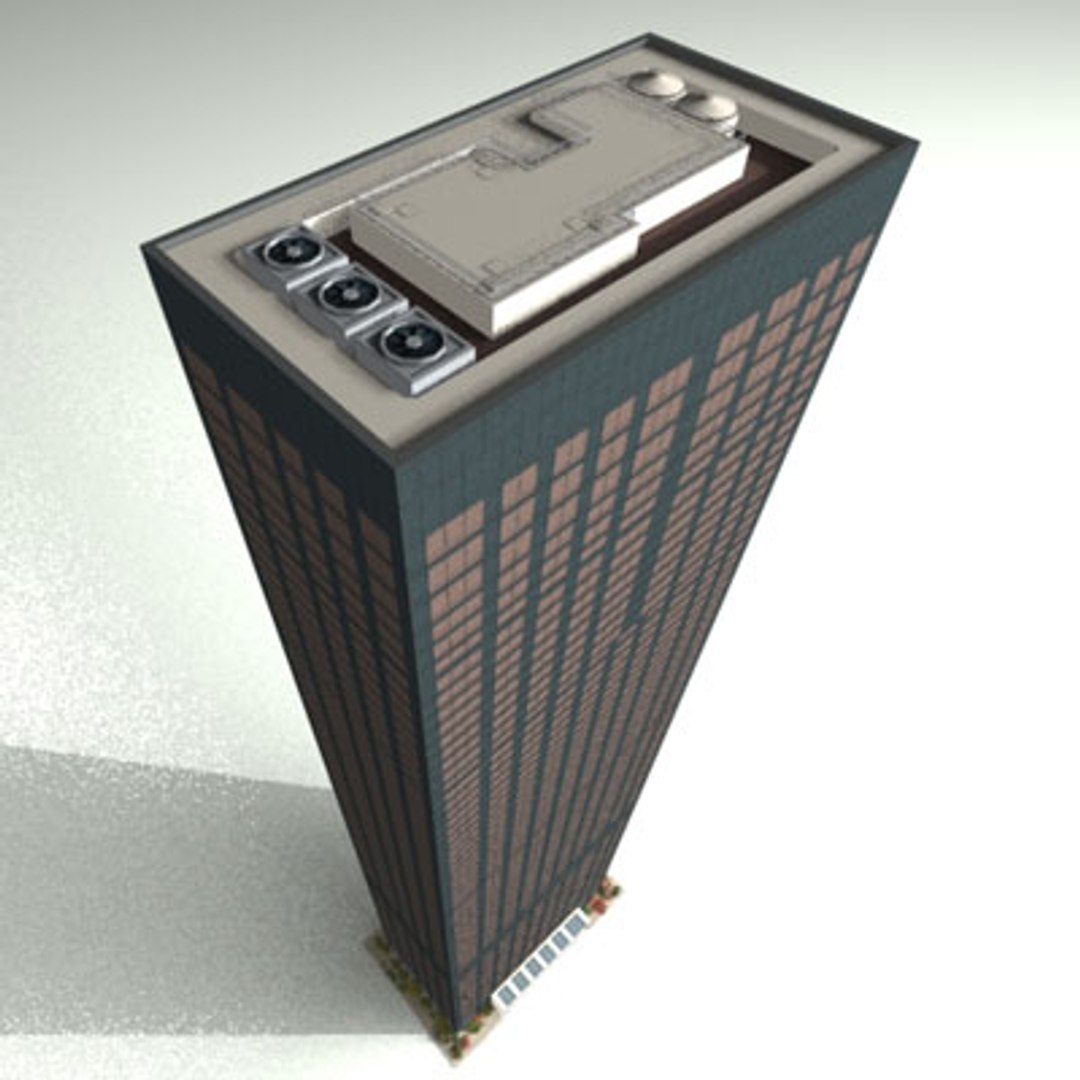 Trump World Tower Building 3d Model