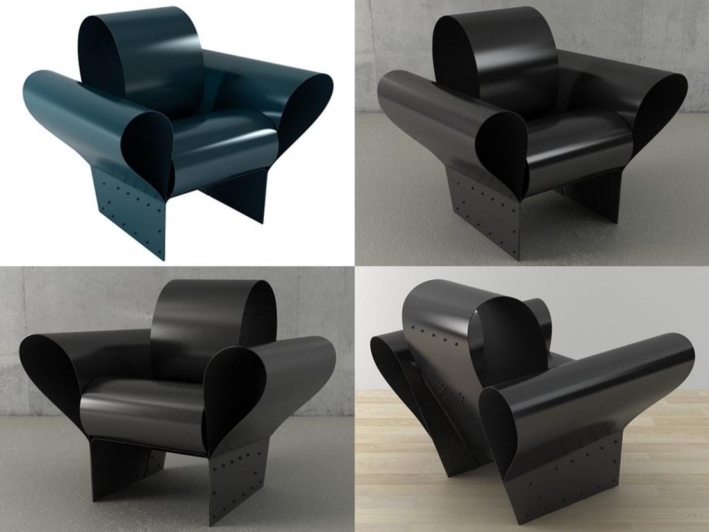 Bad tempered chair vitra model - TurboSquid 1183121