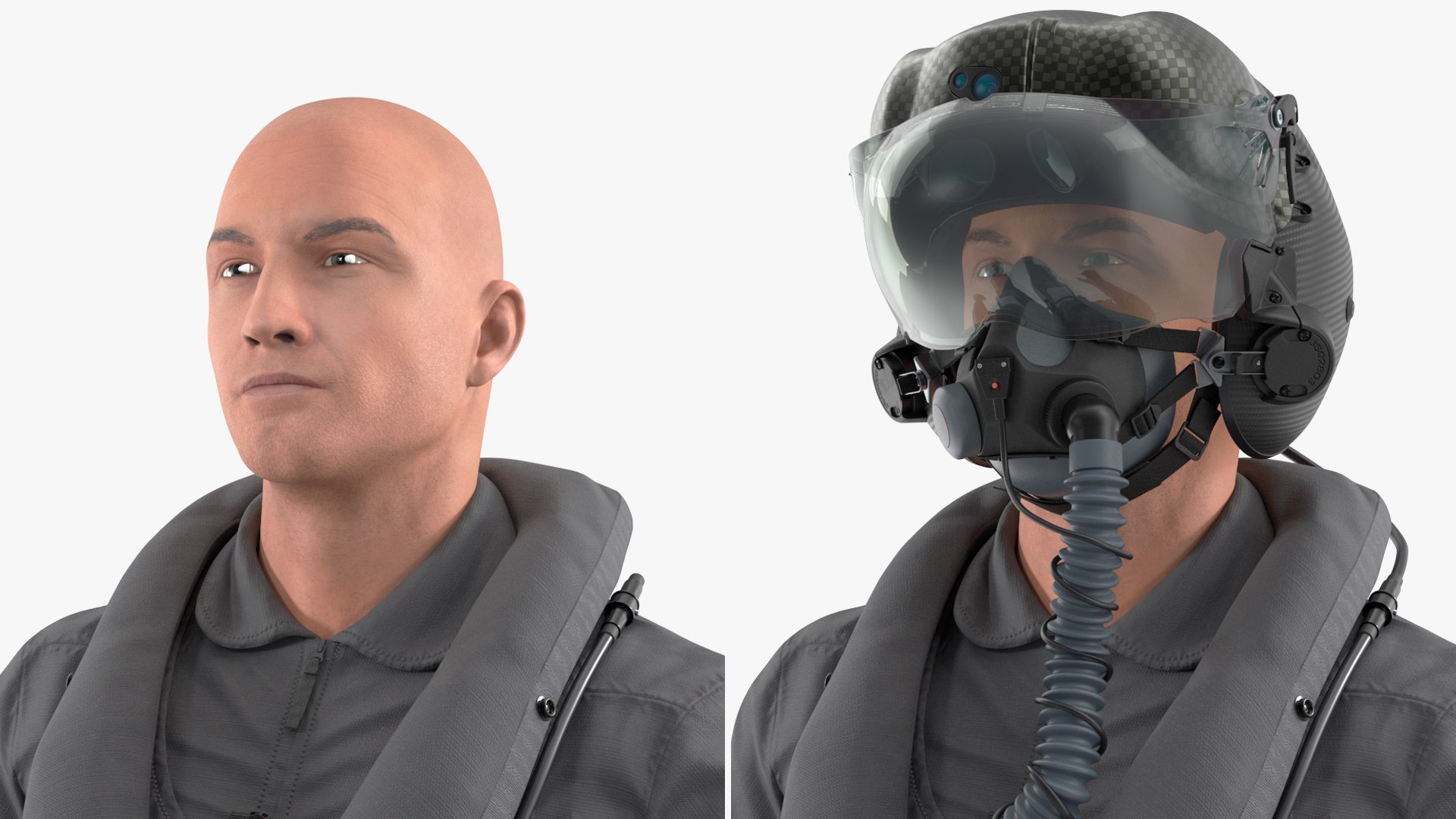 F-35 Fighter Pilot In Seated Position 3D Model - TurboSquid 2378790
