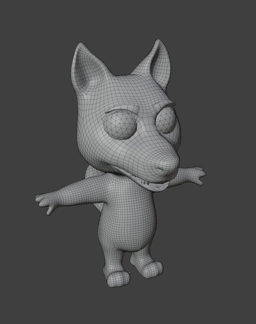 Cartoon Wolf Animated 3D Model 3D - TurboSquid 1821015