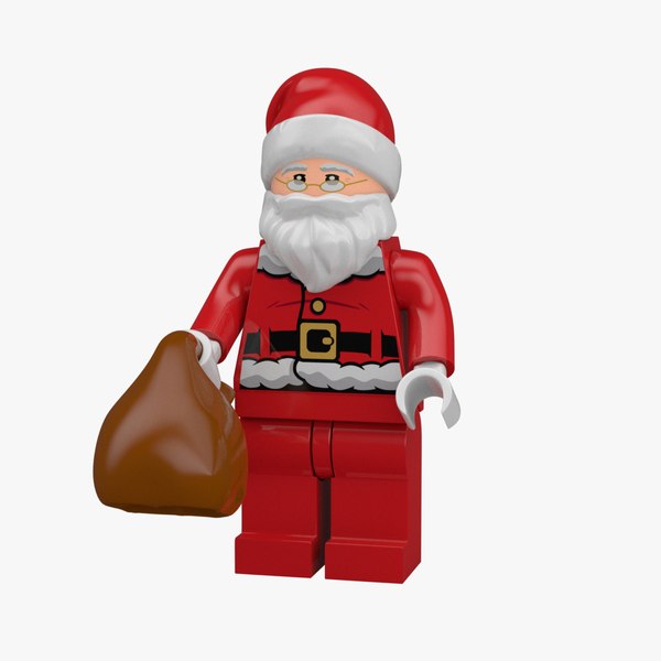 modelo 3d Lego Papá Noel - TurboSquid 1817415