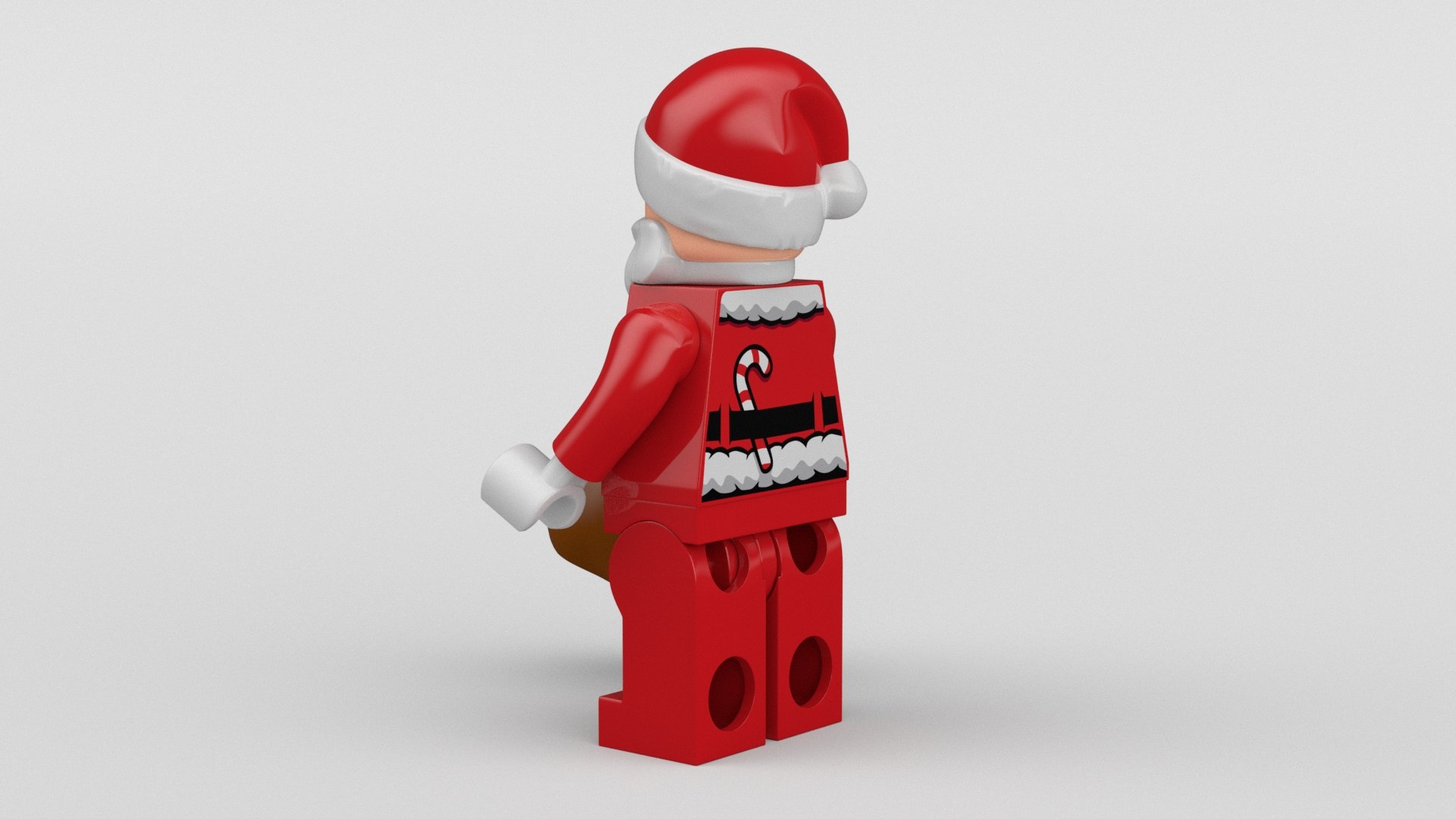 Lego Santa Claus 3D Model - TurboSquid 1817415