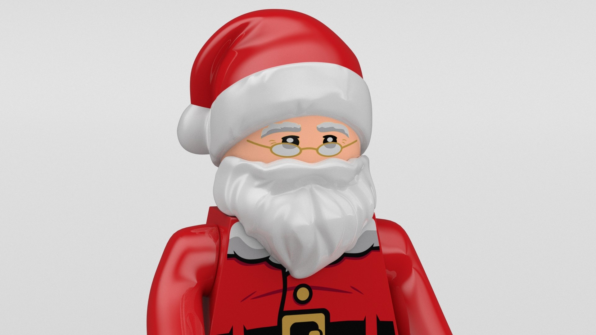 Lego Santa Claus 3D Model - TurboSquid 1817415