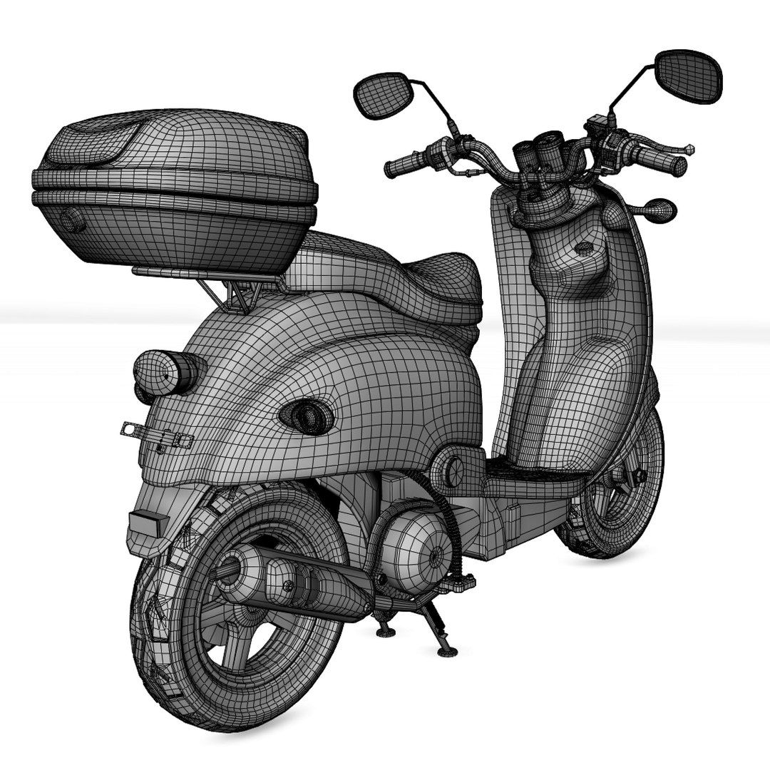 Baotian Retro 45 3D Model - TurboSquid 1193453