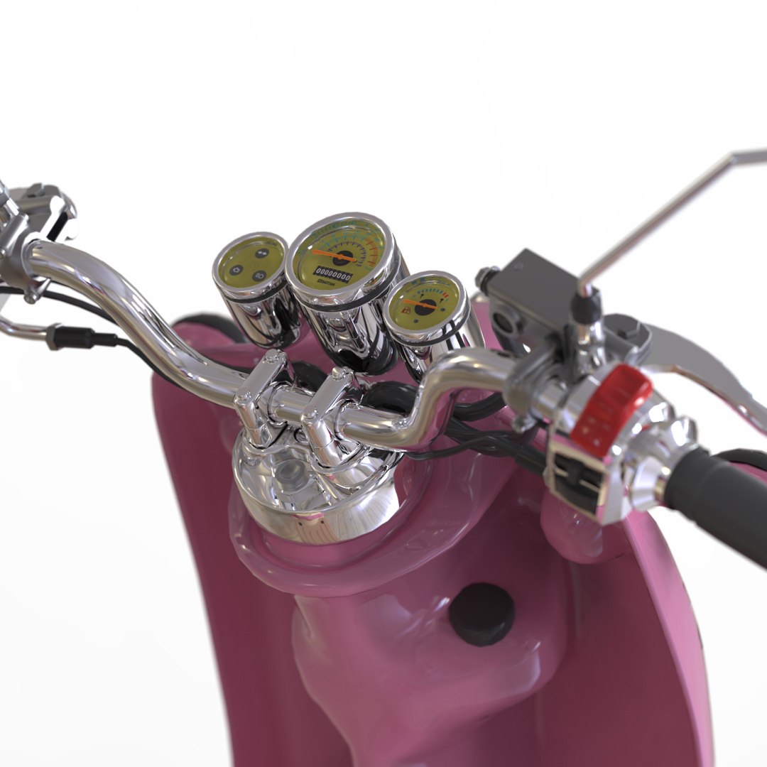 Baotian Retro 45 3D Model - TurboSquid 1193453