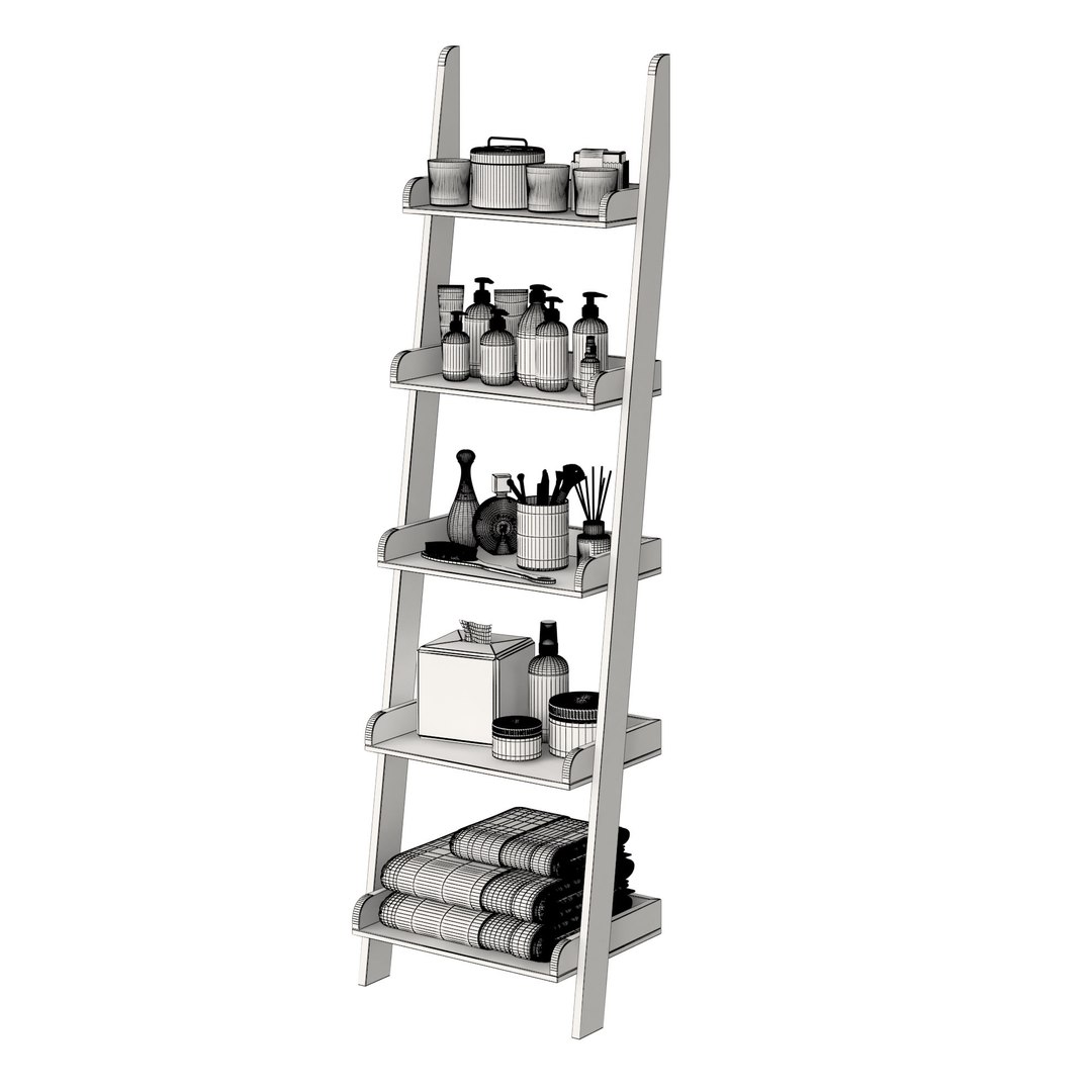 Rack Bathroom 3D Model - TurboSquid 1480023