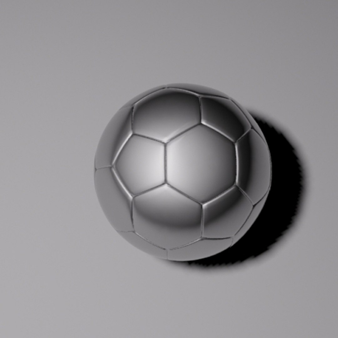 3d steel soccer ball