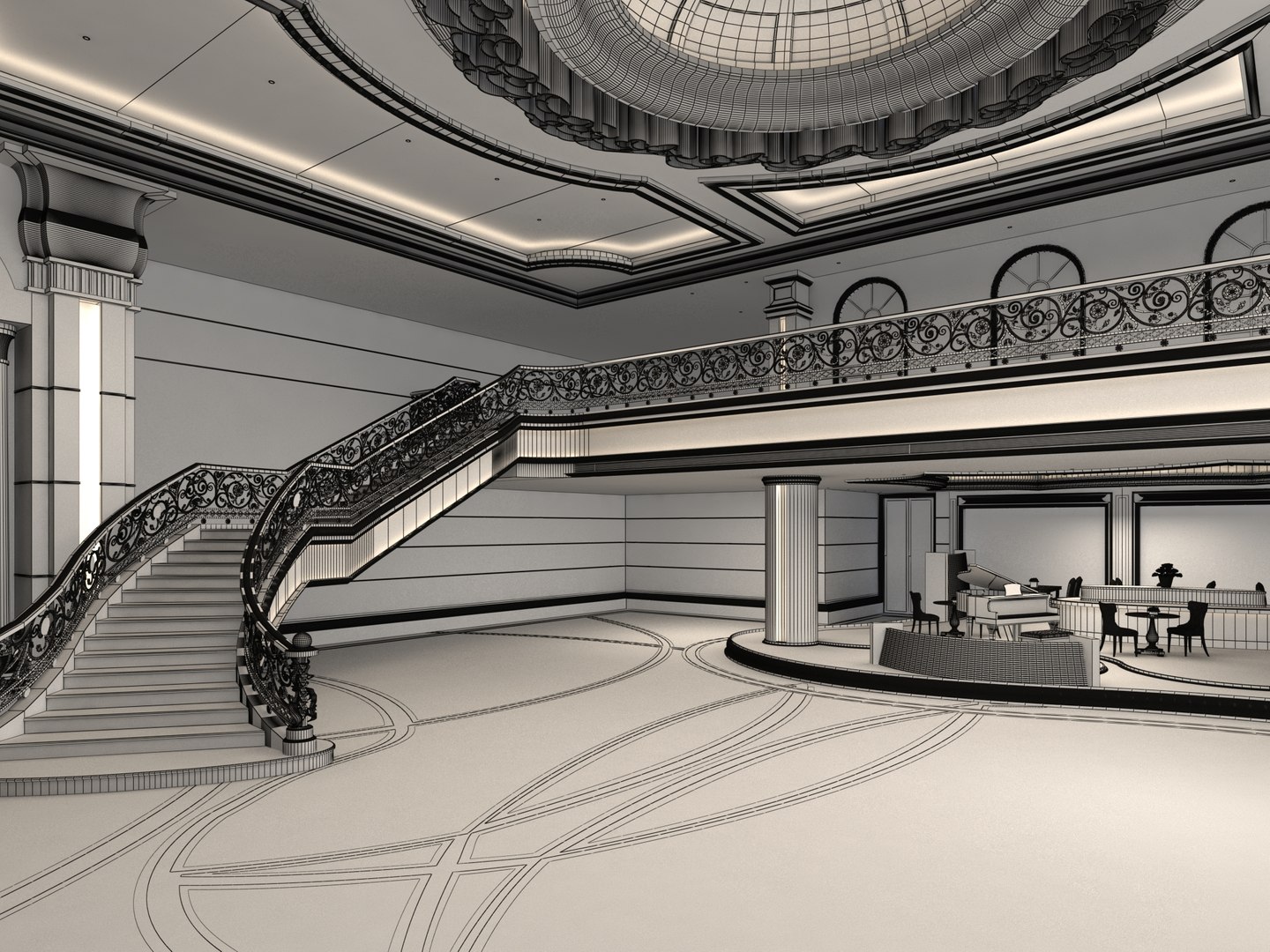 3D Lobby 08 Model - TurboSquid 2184776