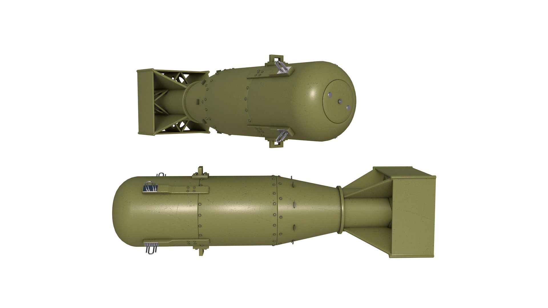 Little Boy Atomic Bomb Modelo 3D TurboSquid 2036500