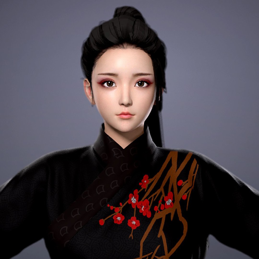 3D Chinese Female Warriors - TurboSquid 2202672