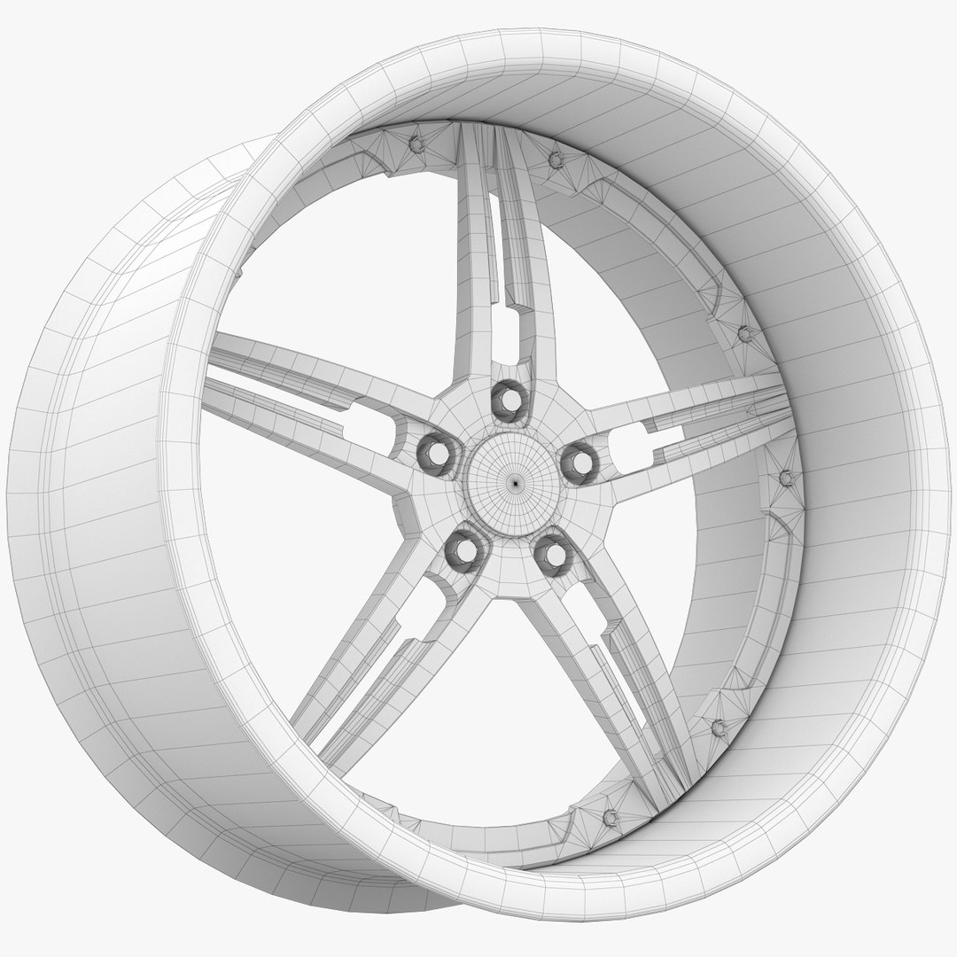3d Model Luxury Rims Vossen Forged