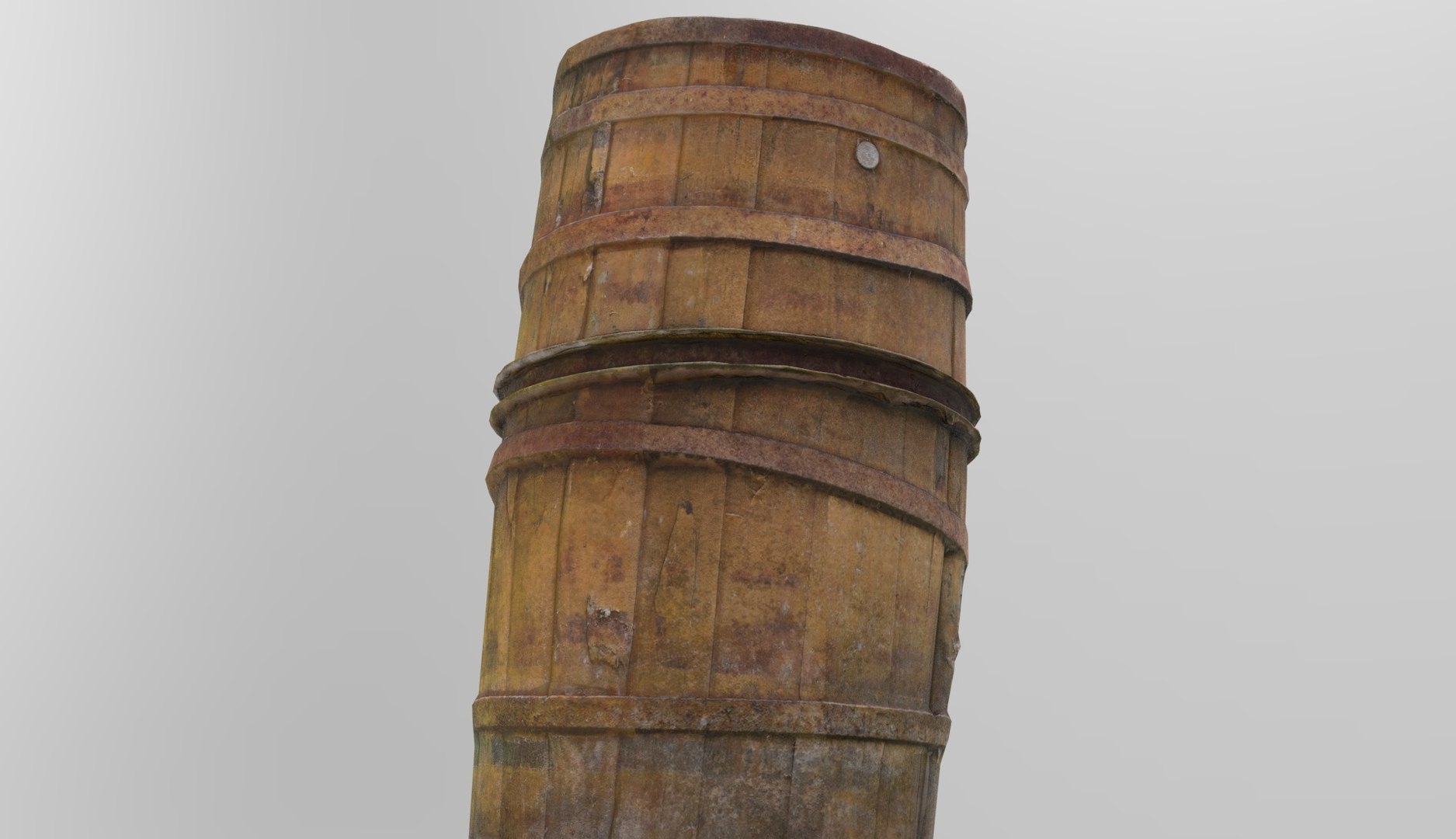 3D barrel rustic wood - TurboSquid 2149600