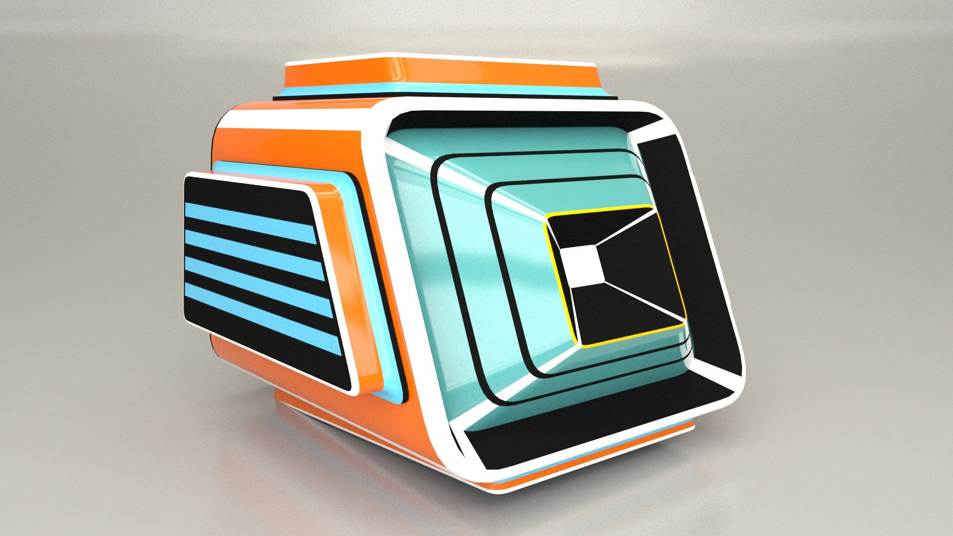 3D Model Game Character Robot Head - TurboSquid 1792054