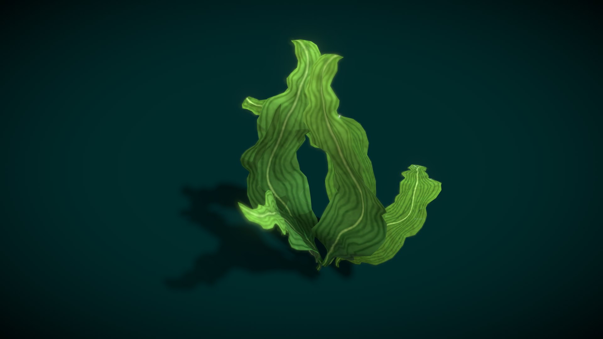 3D Model Cartoon Seaweed 10 - TurboSquid 2134534