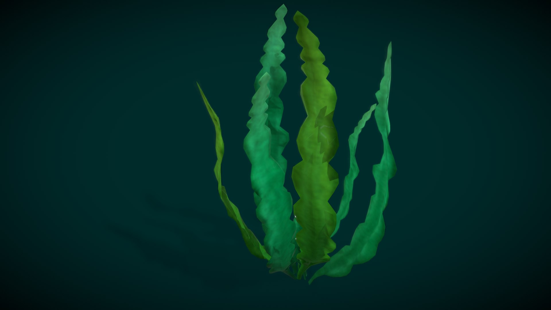 3D Model Cartoon Seaweed 10 - TurboSquid 2134534