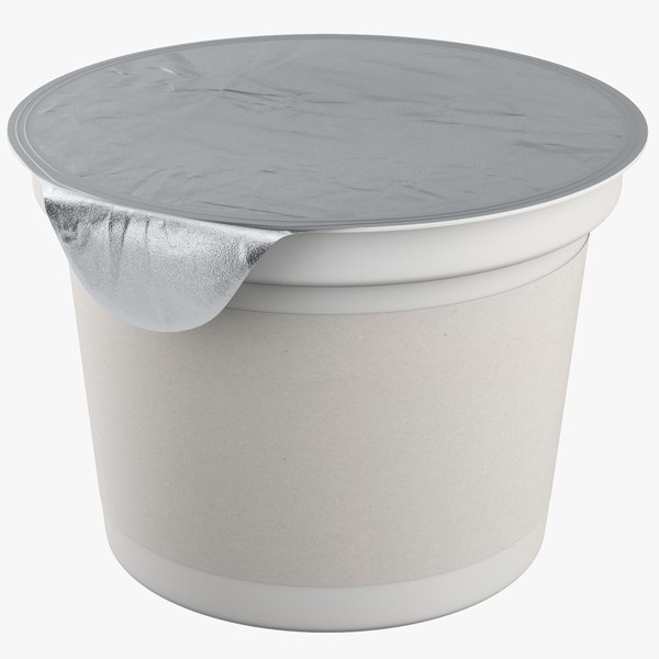 3D Small Yogurt Cup - TurboSquid 2041416