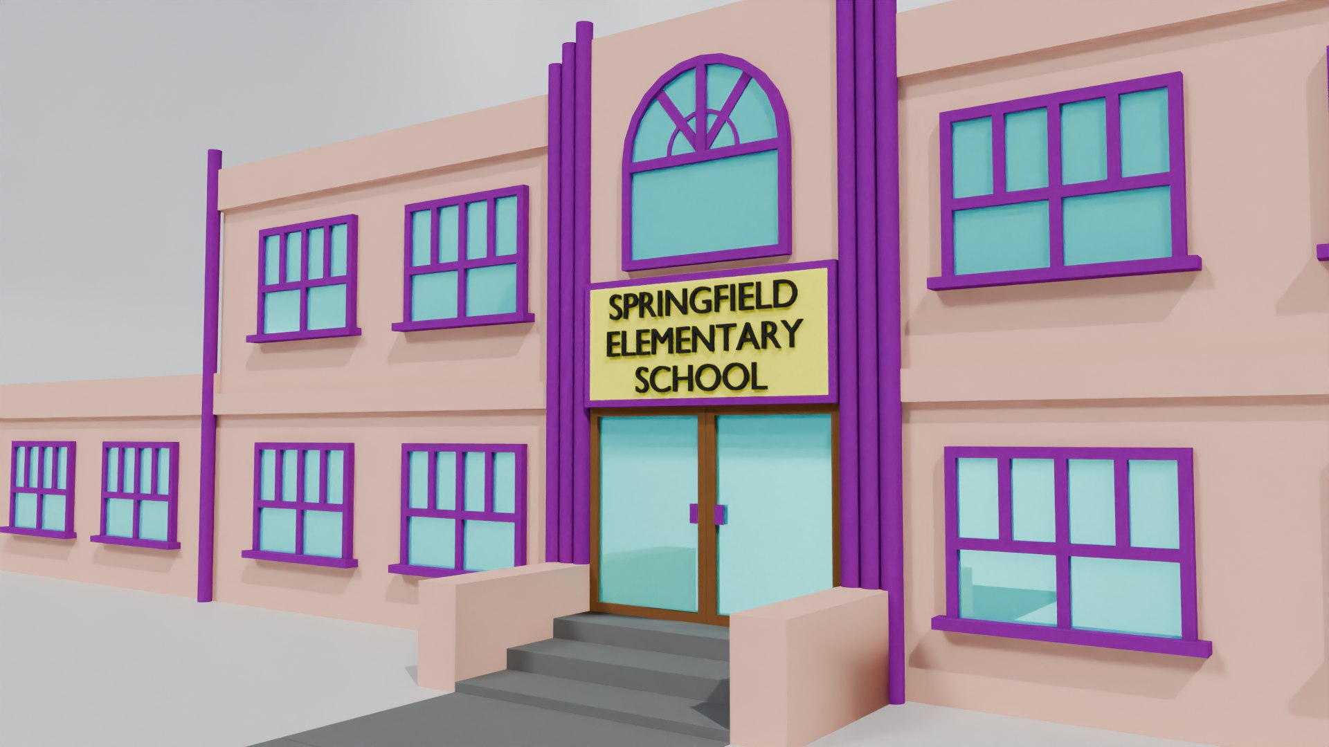3D Simpson Building - TurboSquid 2238930