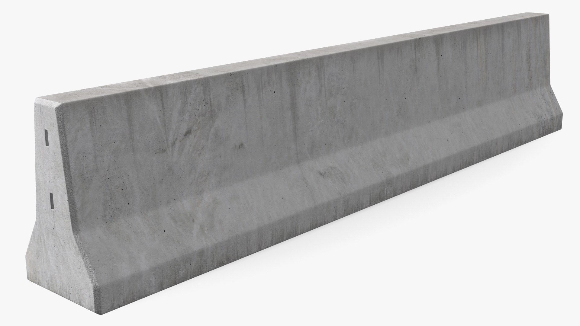 Concrete Jersey Barrier 3D Model - TurboSquid 2229430