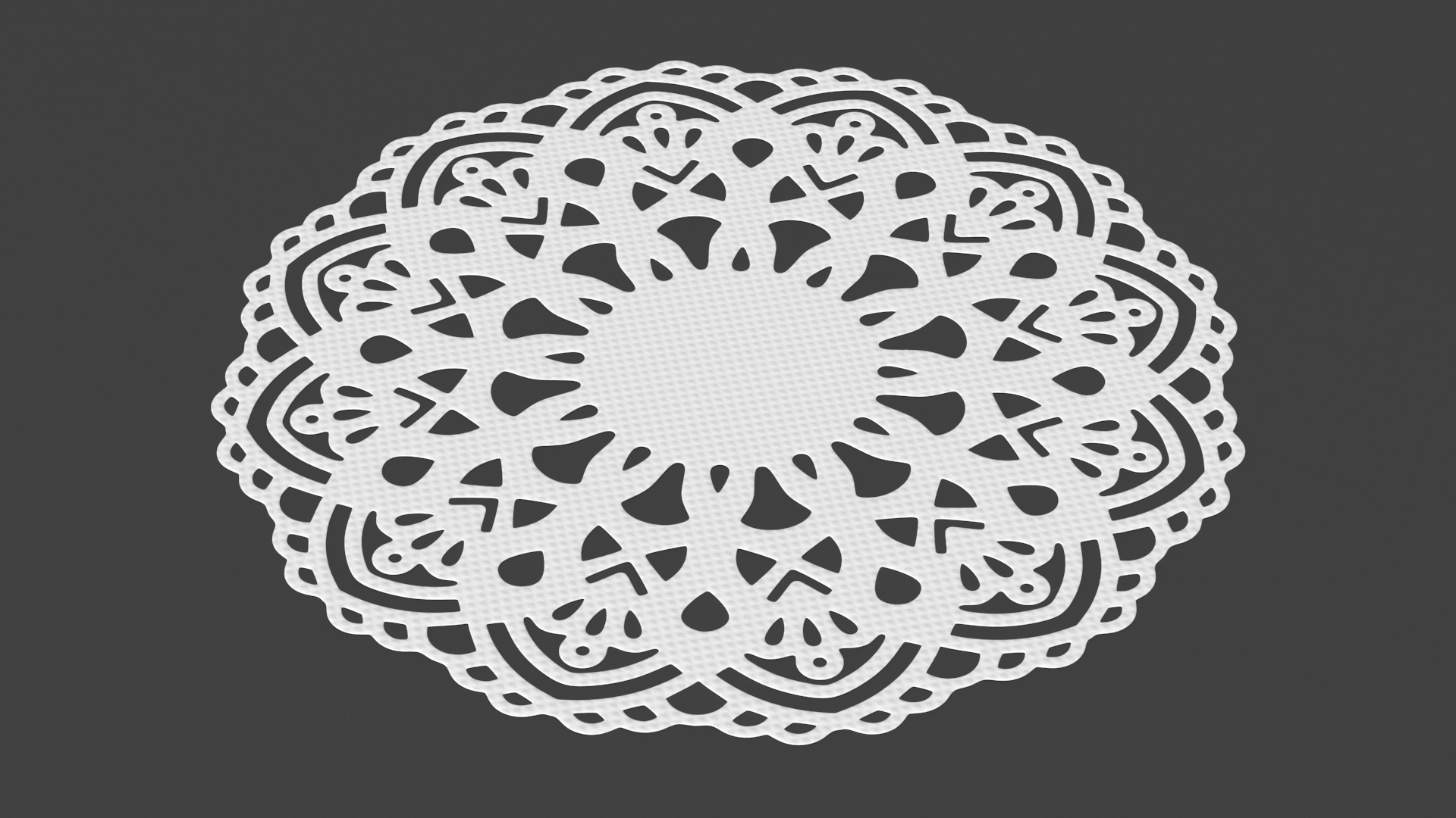 3D Decorative Lace Papers Doilies Collection 2 - TurboSquid 2063314