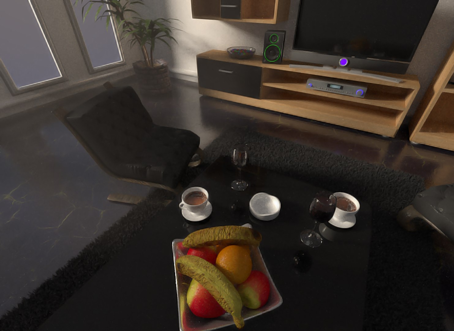 Beautiful Simple Room 3d Model