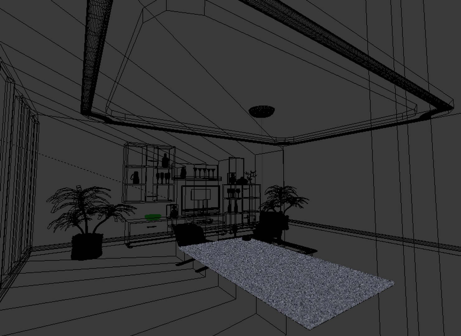 Beautiful Simple Room 3d Model