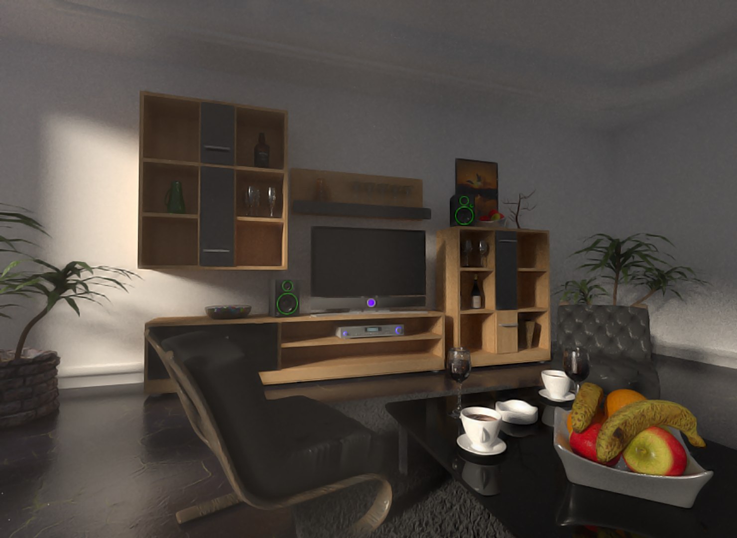 Beautiful Simple Room 3d Model