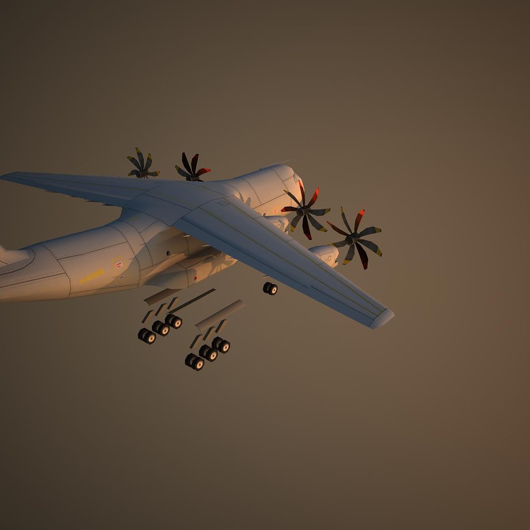 3d model airbus a400m
