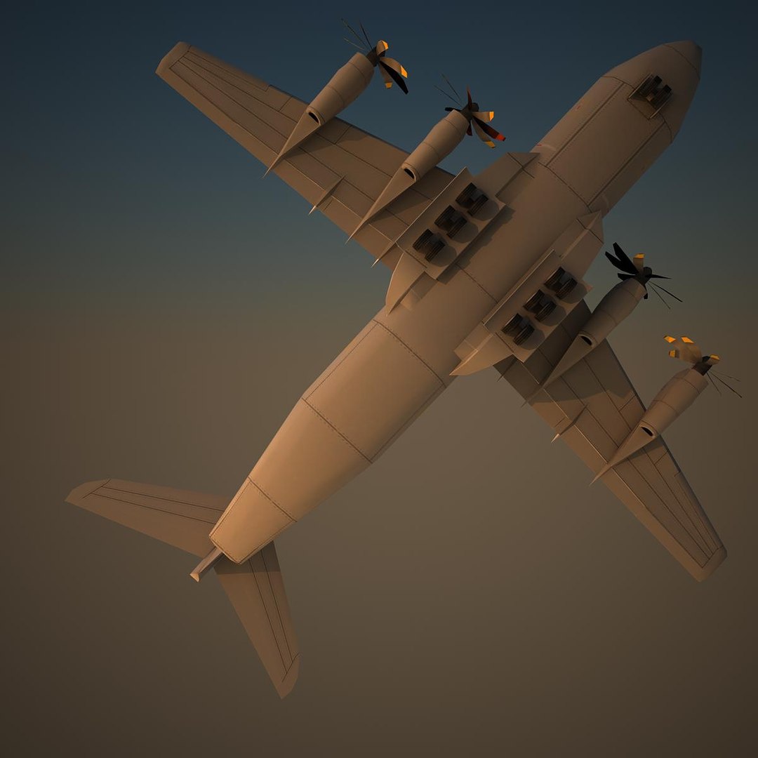 3d model airbus a400m