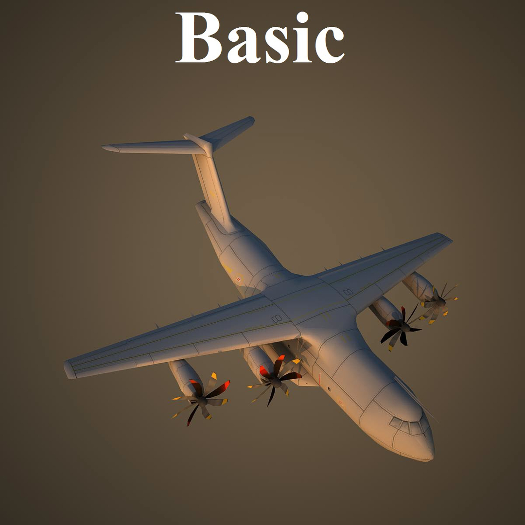 3d model airbus a400m