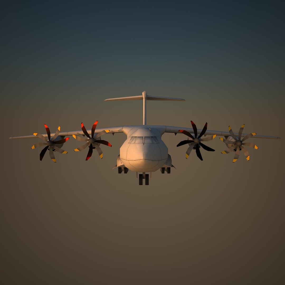 3d model airbus a400m