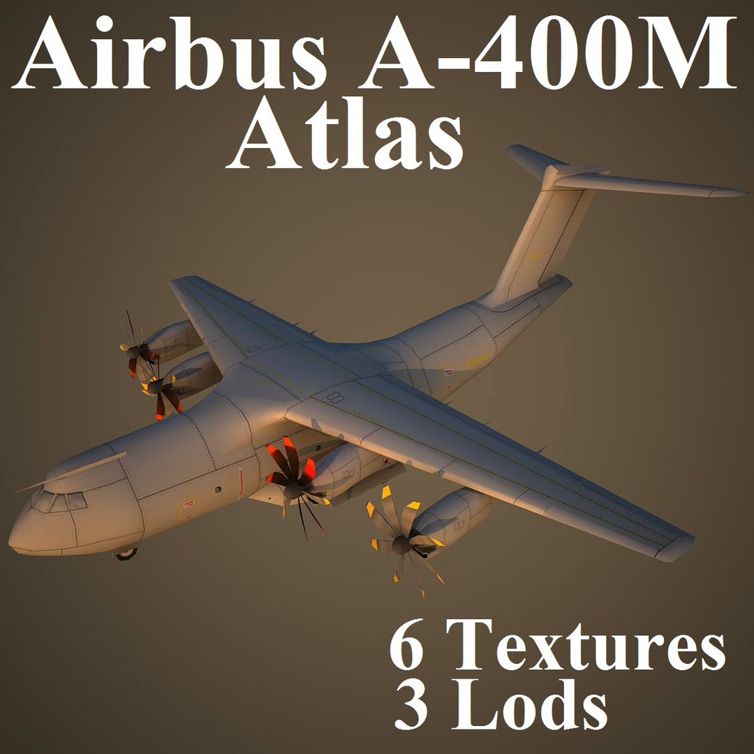 3d model airbus a400m