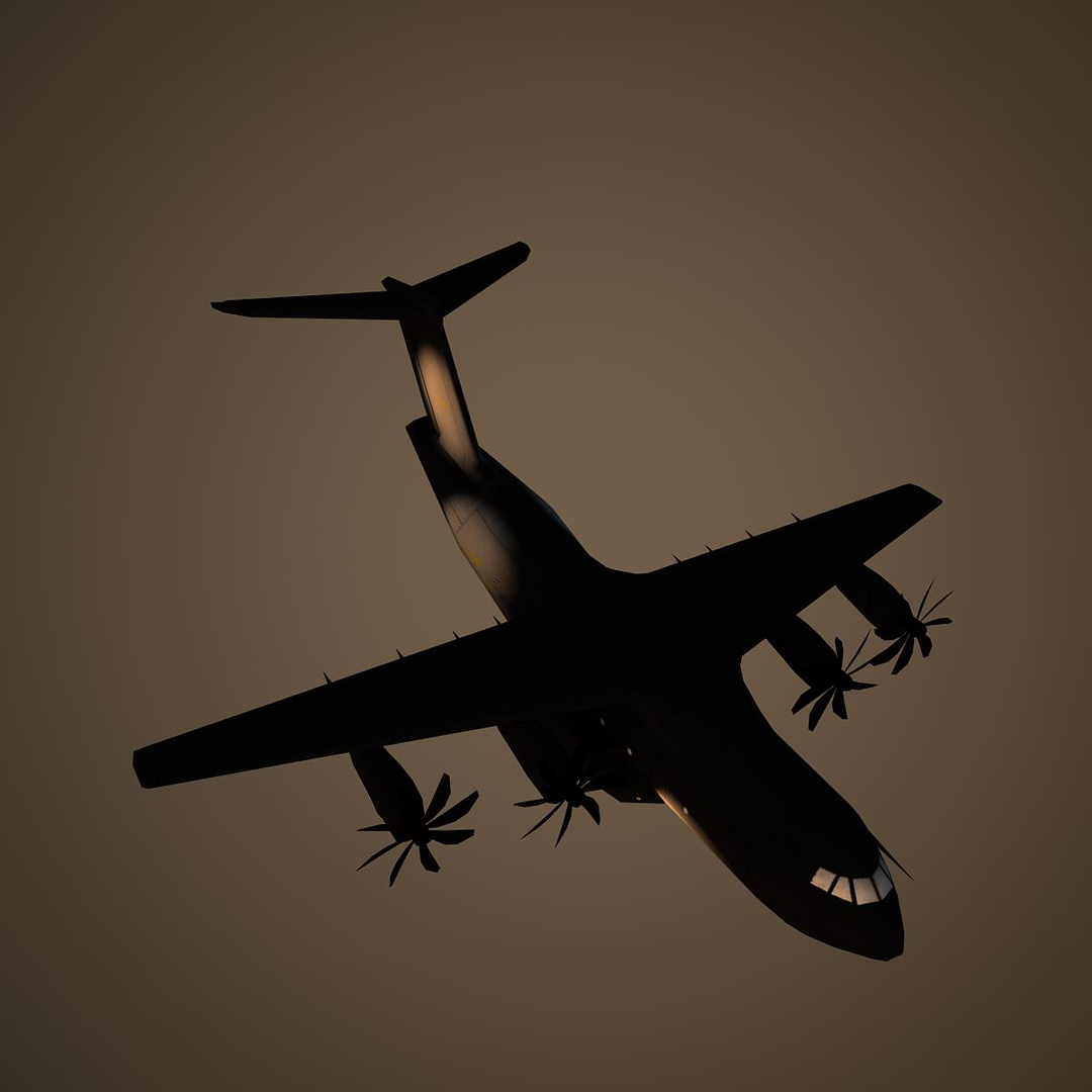 3d model airbus a400m