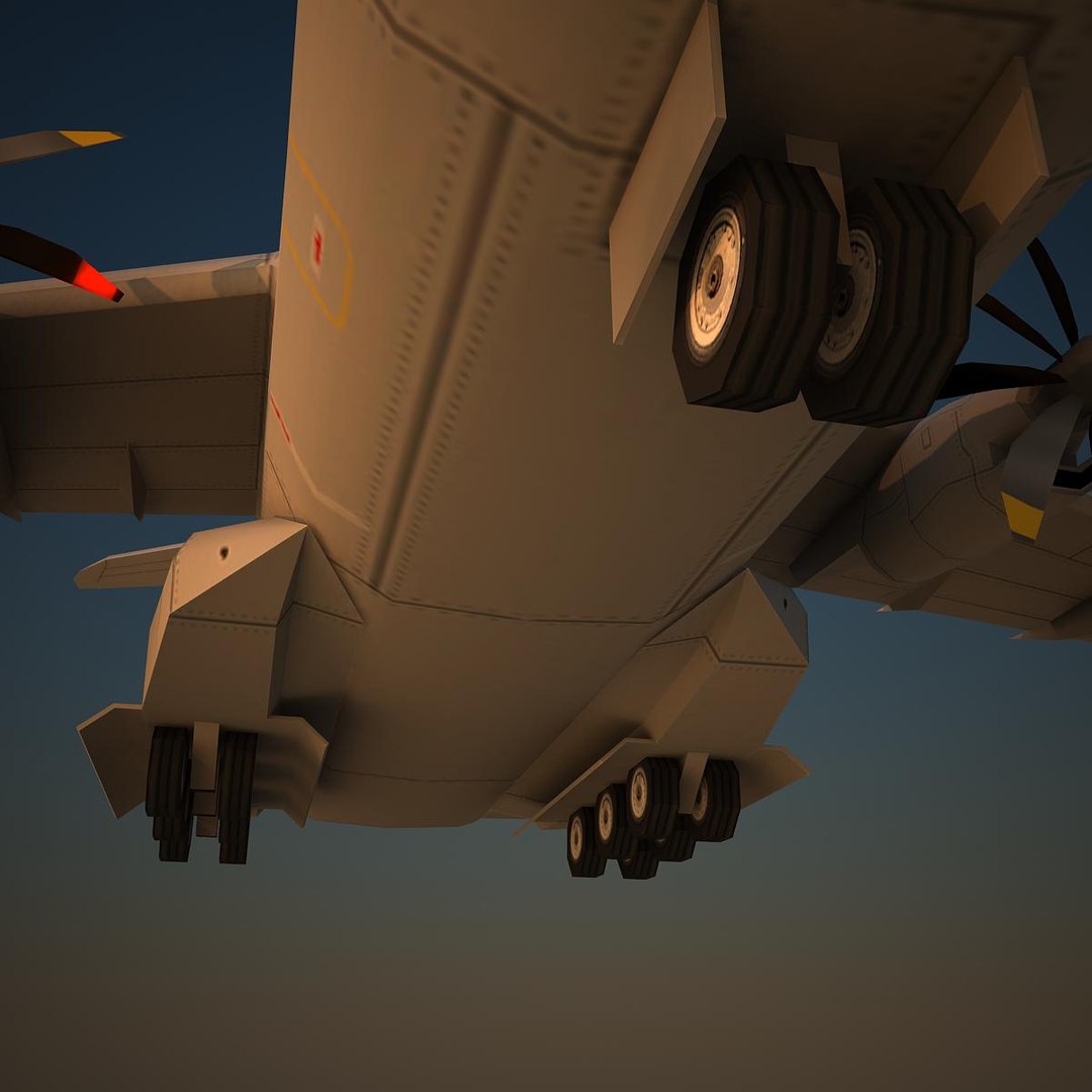 3d model airbus a400m