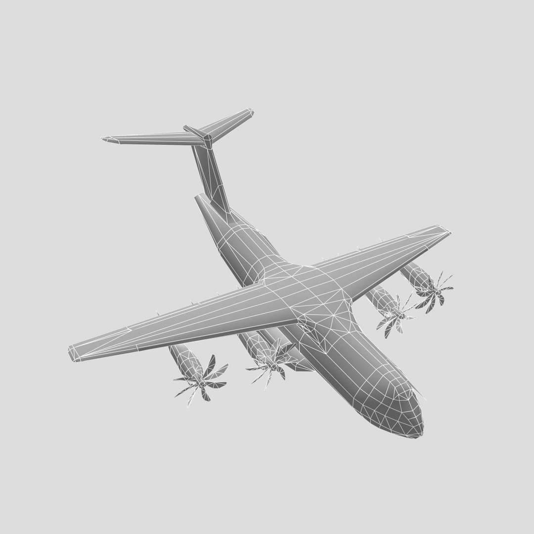 3d model airbus a400m