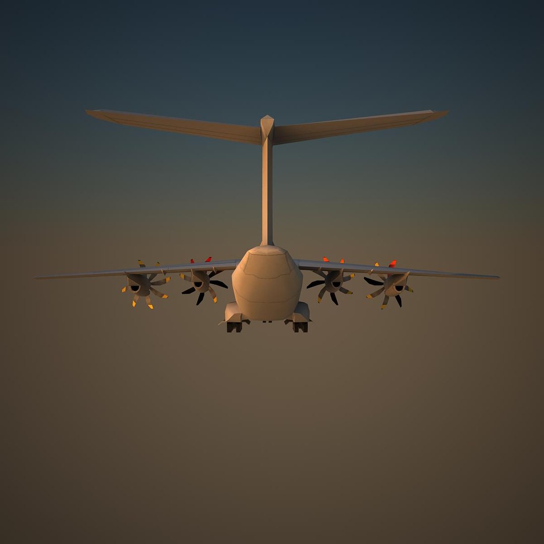 3d model airbus a400m