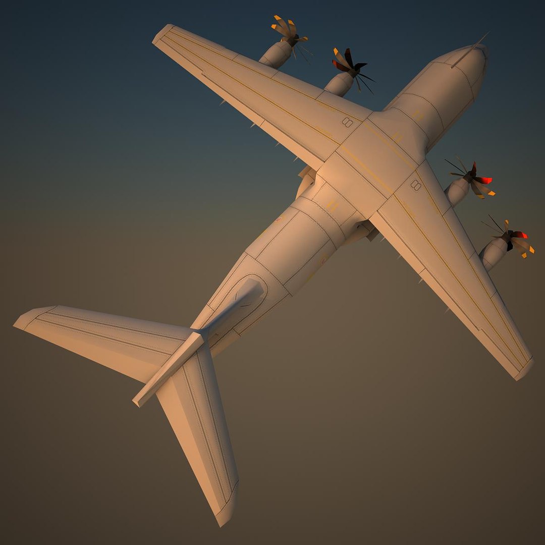 3d Model Airbus A400m