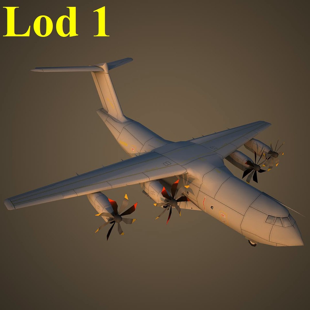 3d model airbus a400m