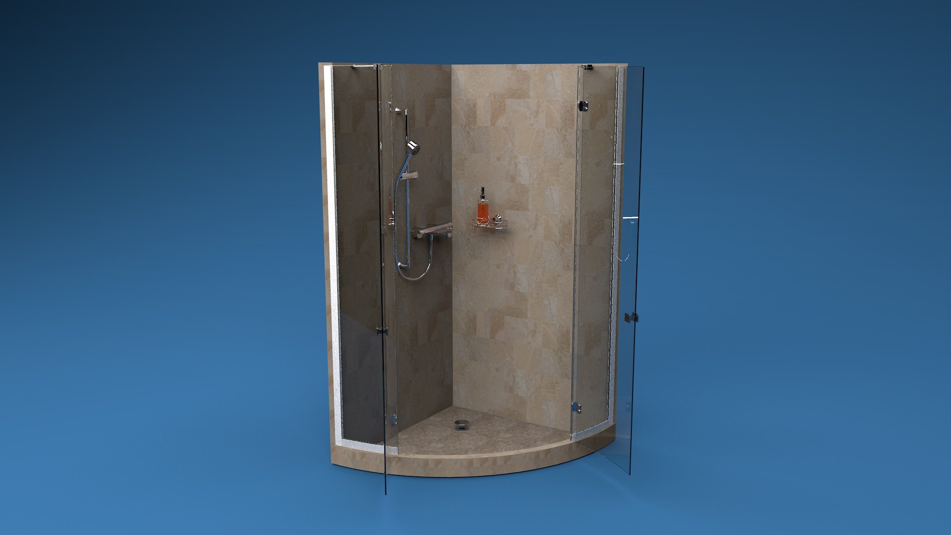 Shower 3D model - TurboSquid 1769025