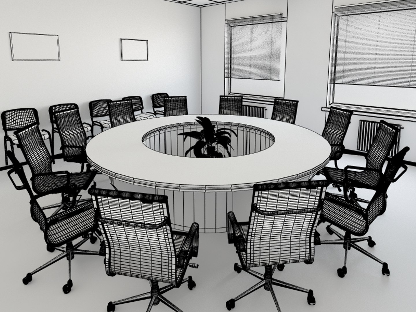 3d Conference Office Design 5