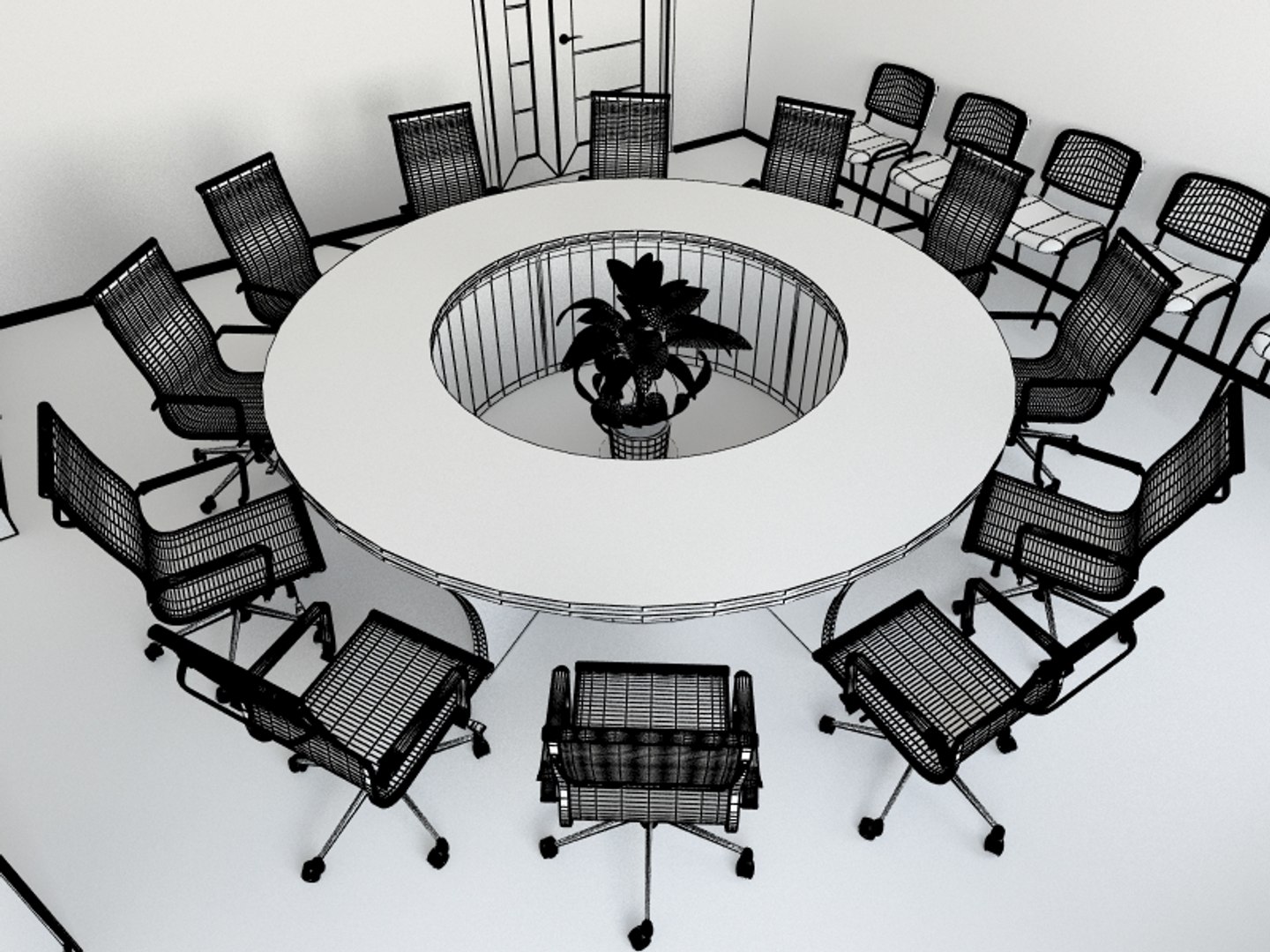 3d Conference Office Design 5