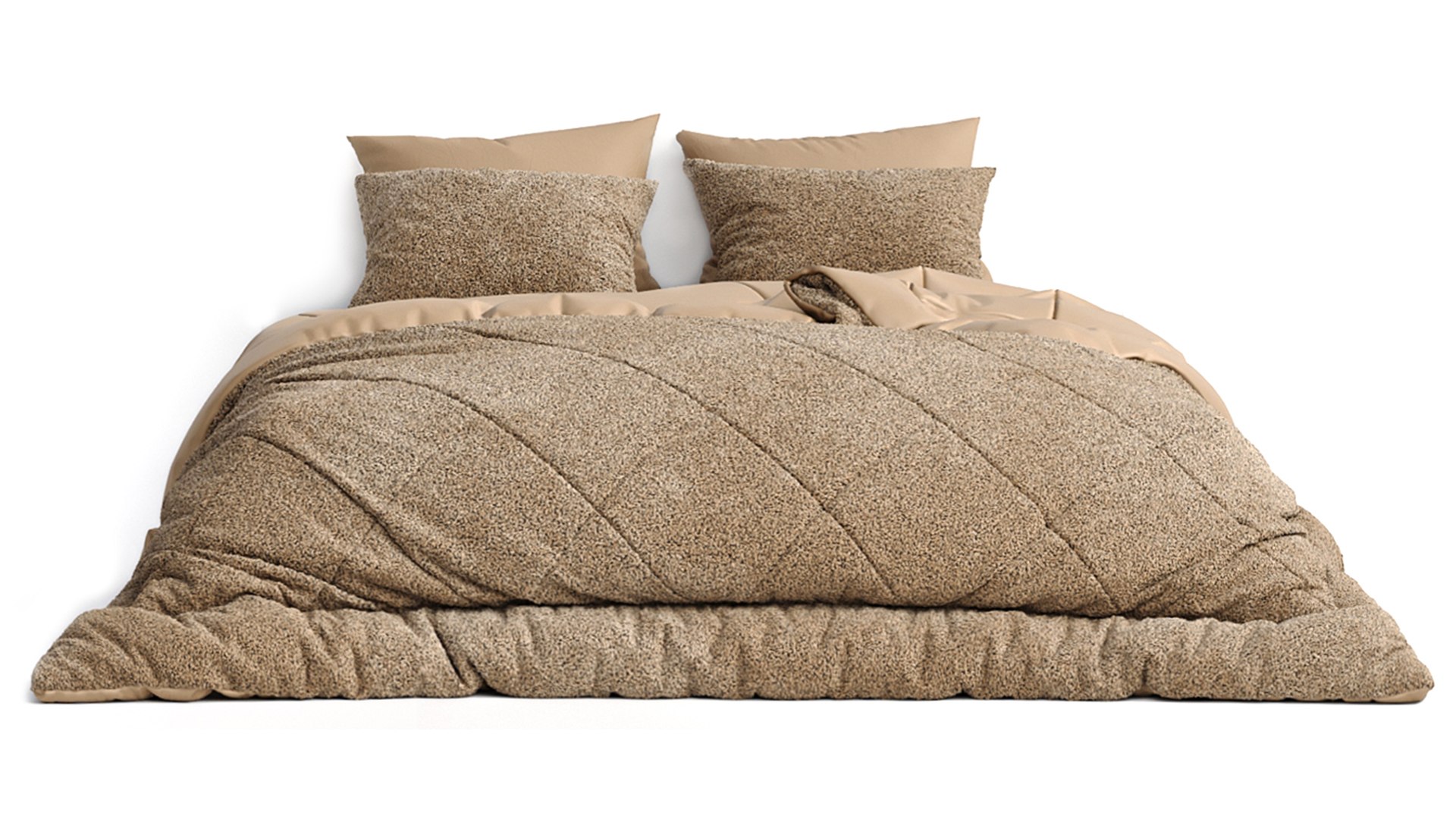 3D Photorealistic Bed 01 - TurboSquid 2309776