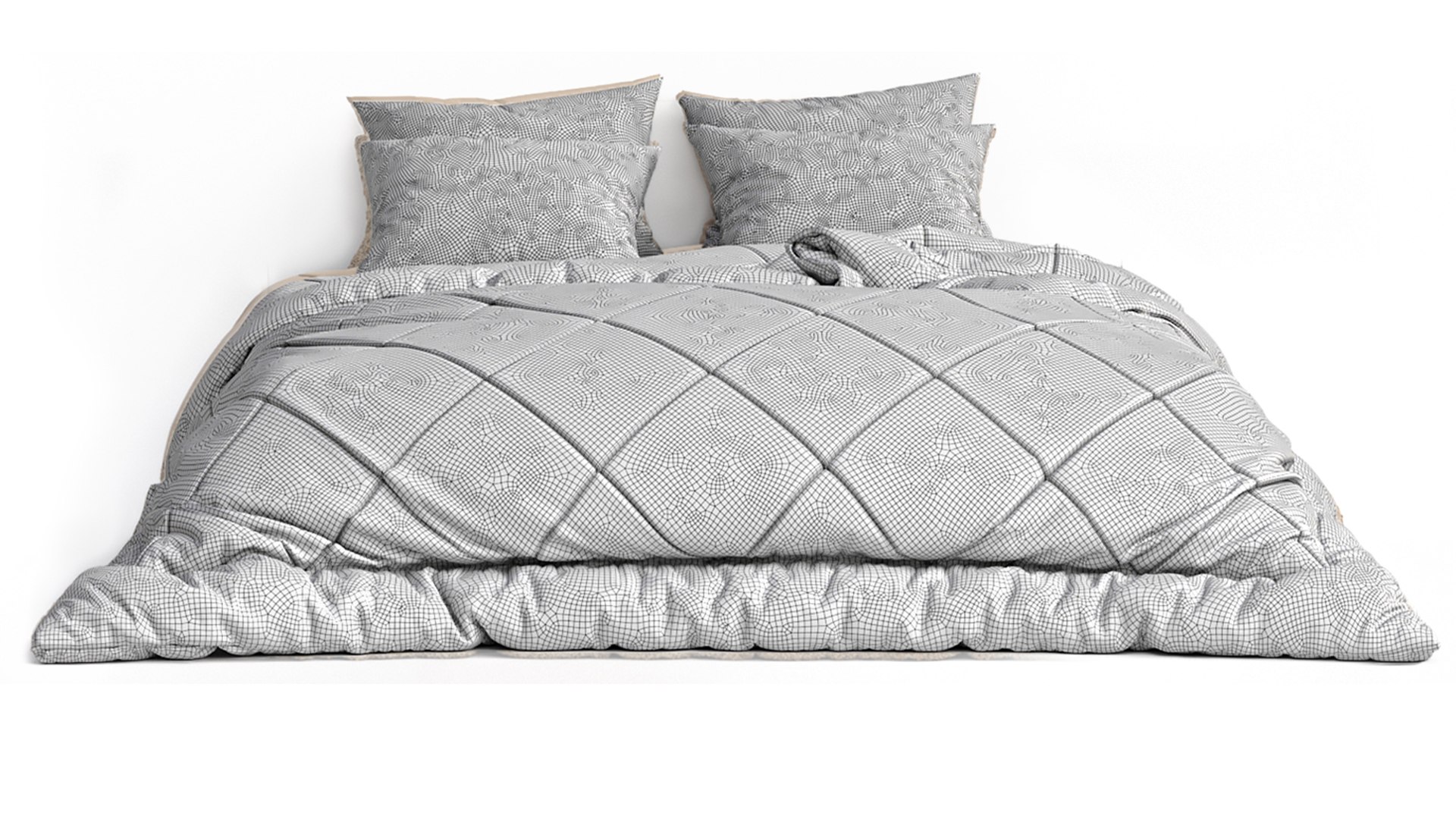 3D Photorealistic Bed 01 - TurboSquid 2309776