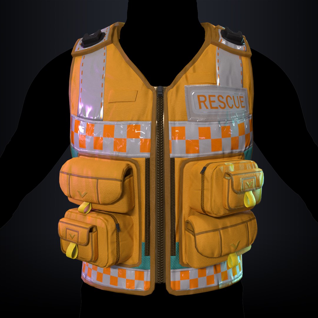 Emergency Rescue Vest 3D Model - TurboSquid 1993873