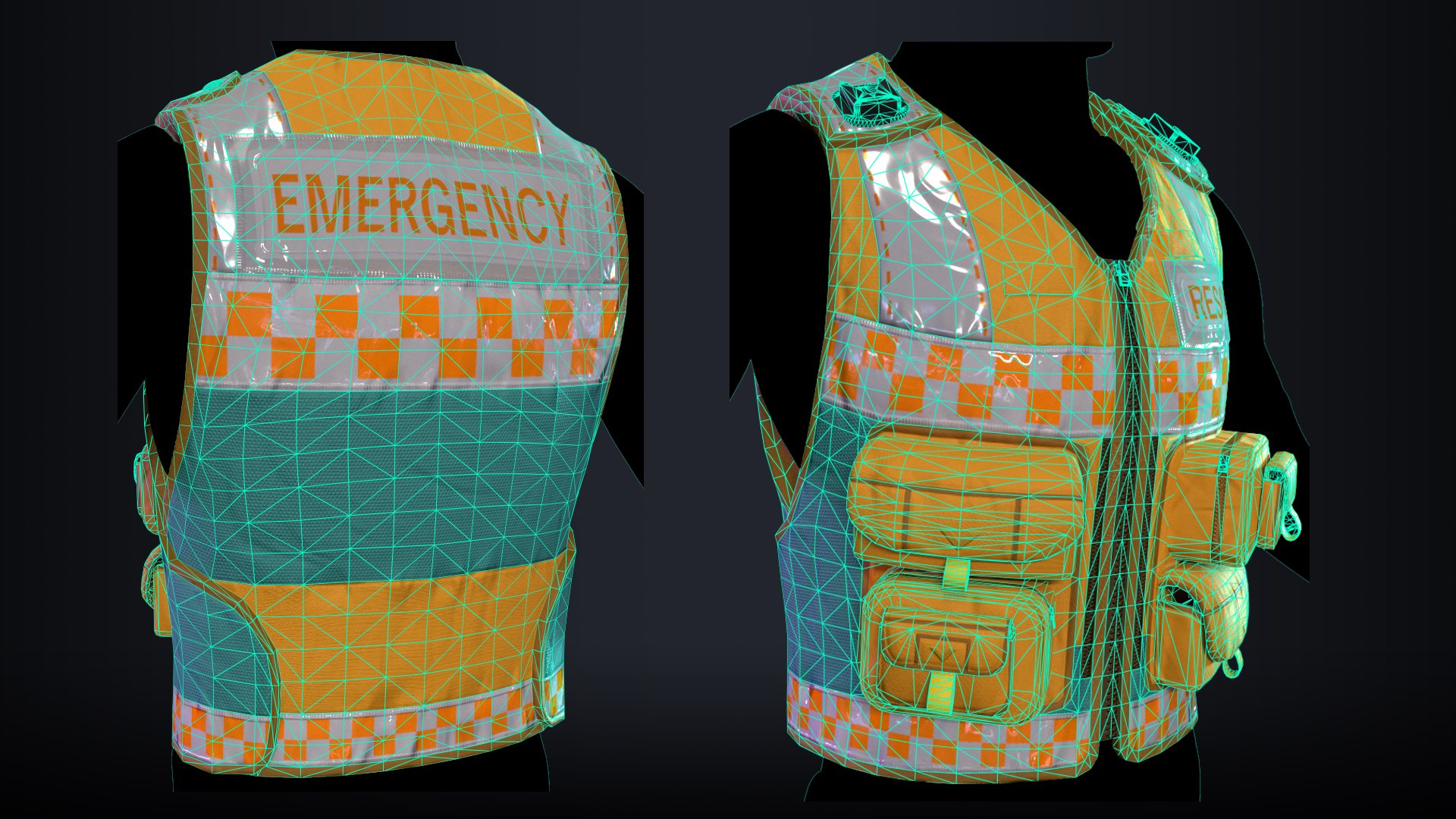 Emergency Rescue Vest 3D Model - TurboSquid 1993873