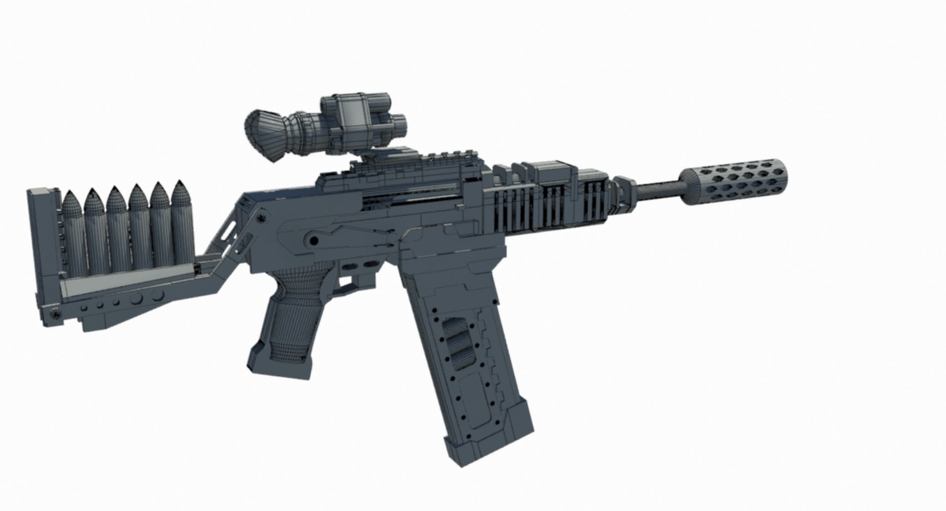 Gun Vera 3D Model - TurboSquid 1276945