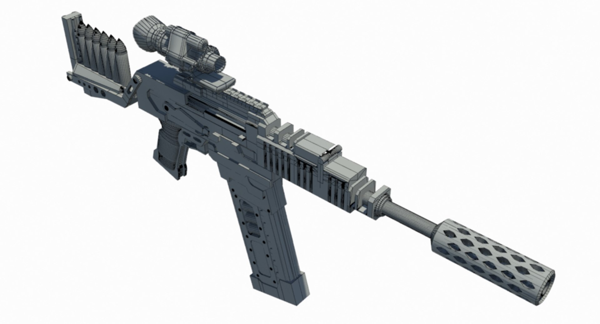 Gun Vera 3D Model - TurboSquid 1276945