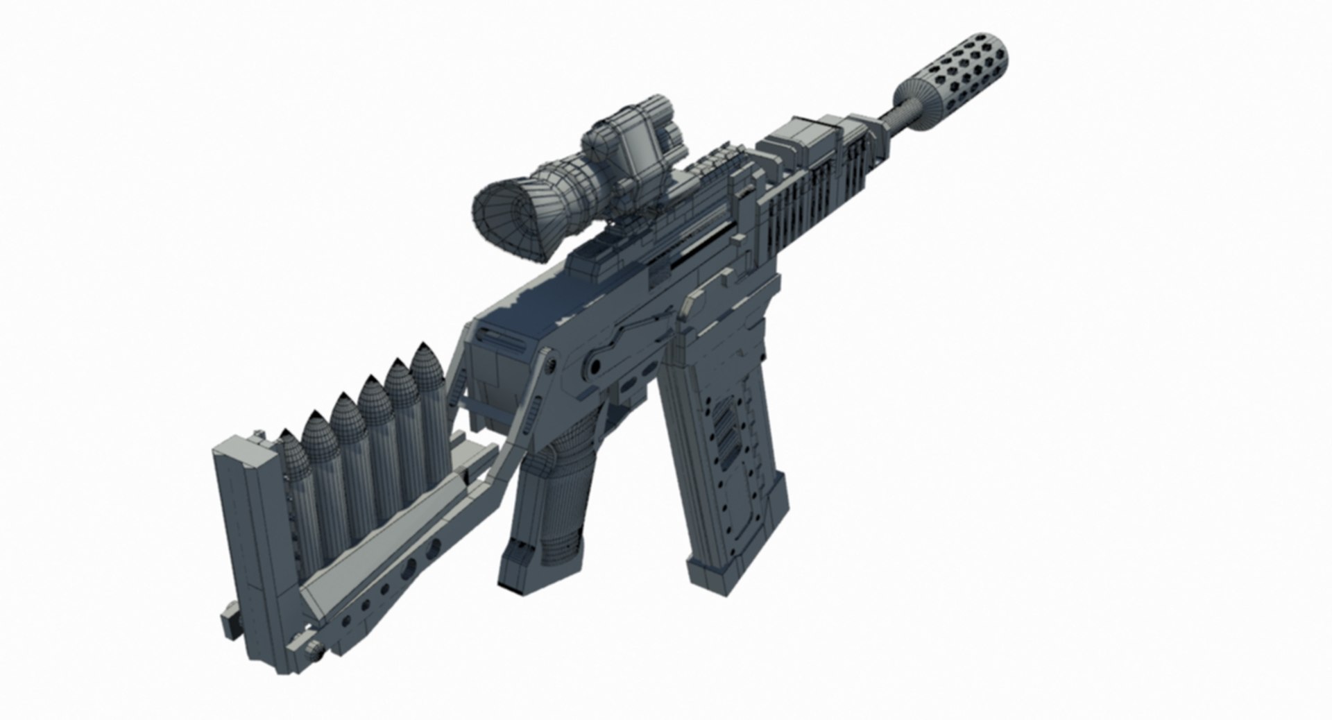 Gun Vera 3D Model - TurboSquid 1276945